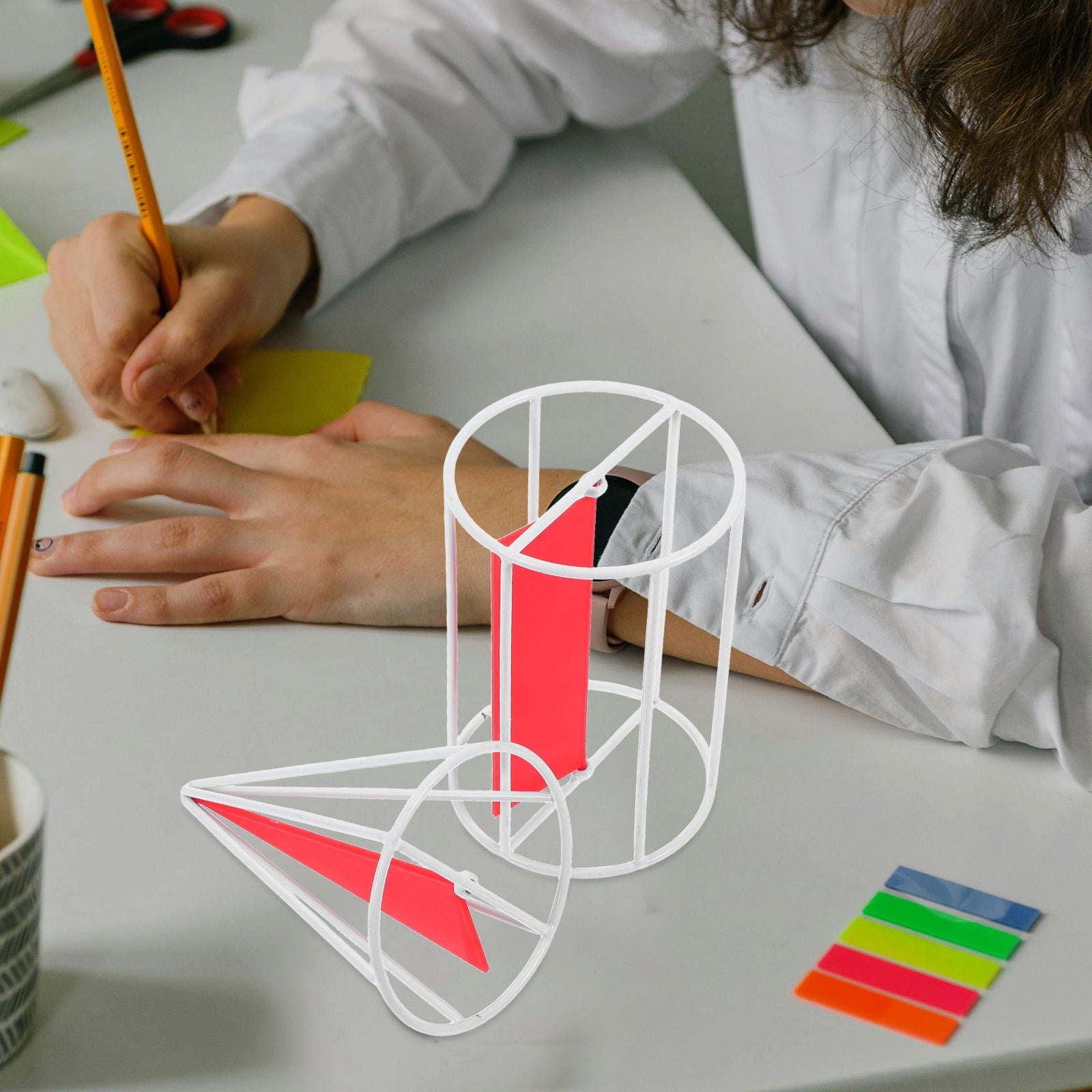 GOOHOCHY 1 Set Geometric Solids Shapes For Learning Math Cylinder And ...