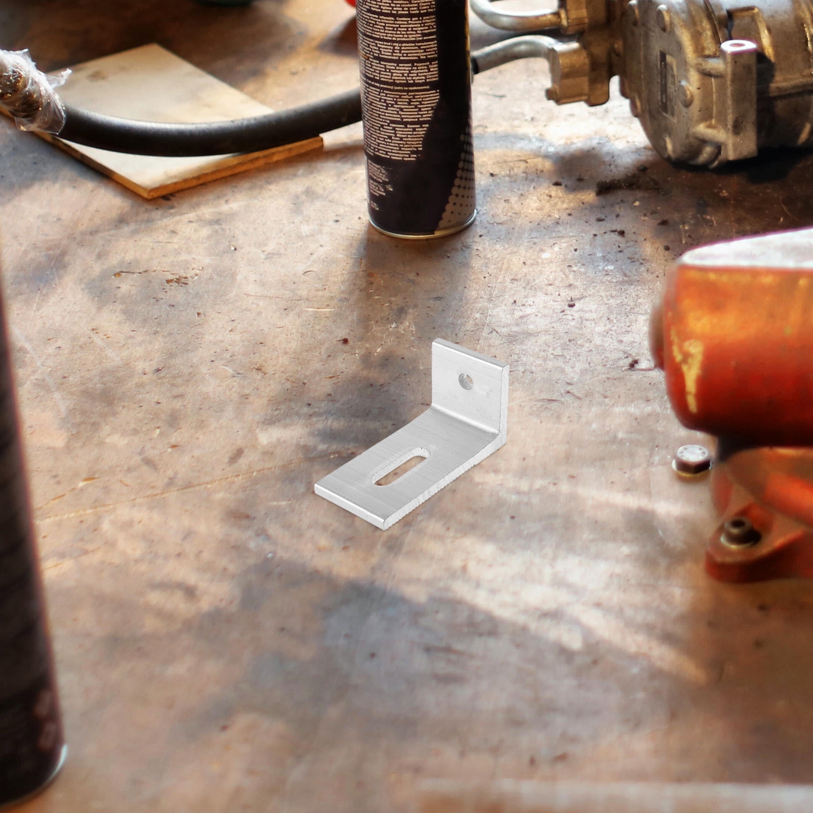 GOOHOCHY 1 Set Heavy-Duty L Bracket Easy Installation Portable Solar ...