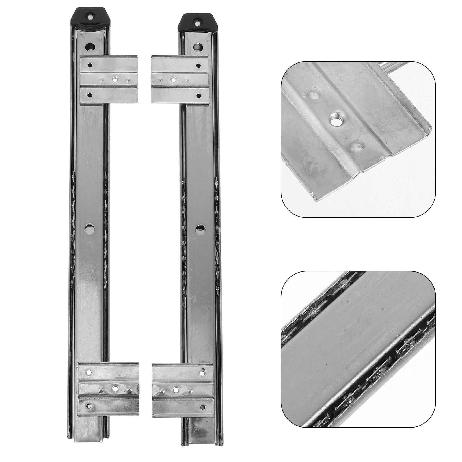 Goohochy 1 Set Keyboard Slide Keyboard Replacement Guide Rail Computer Table Drawer Slide