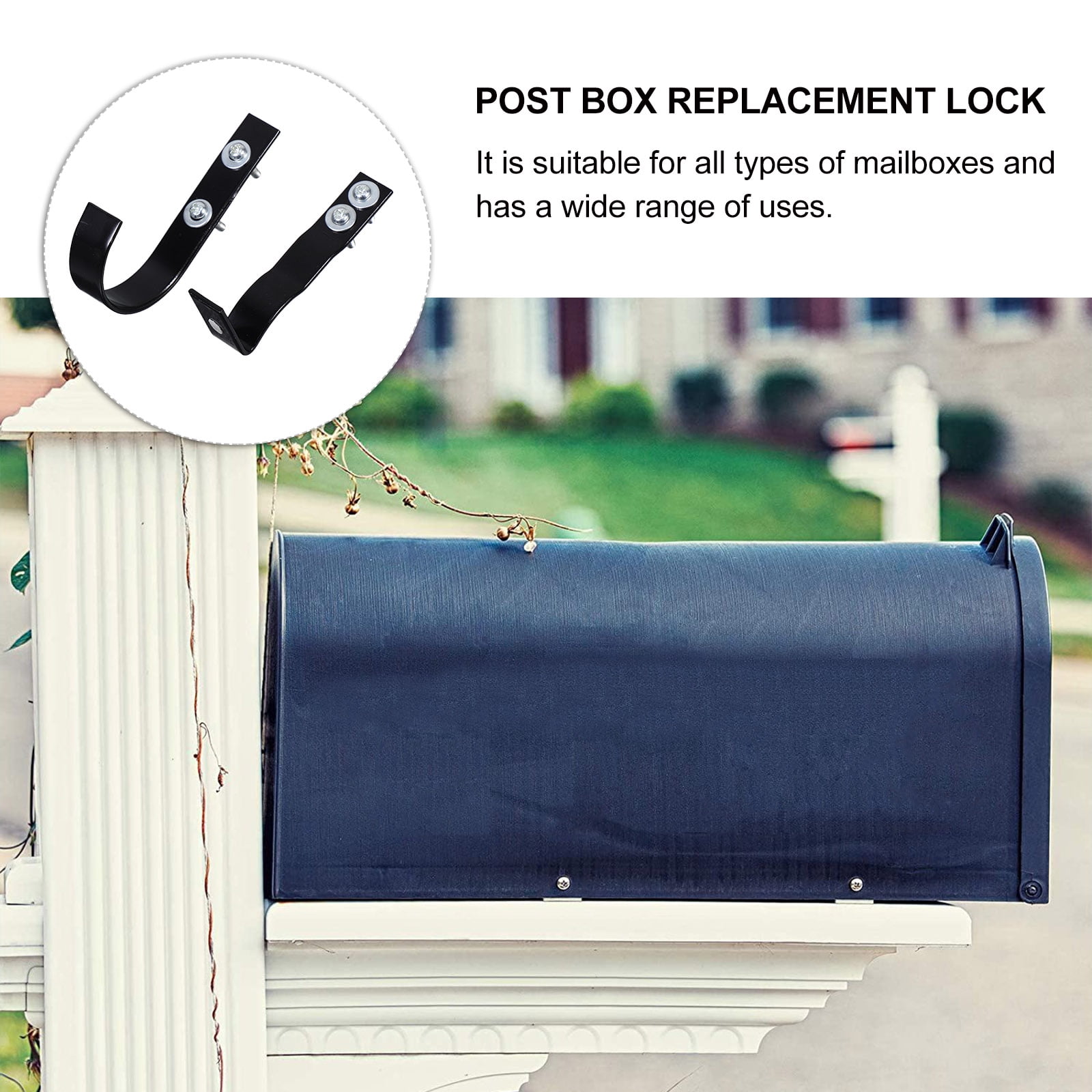 GOOHOCHY 1 Set Of Mailbox Latch And Handle Kit Secure Replacement Set ...