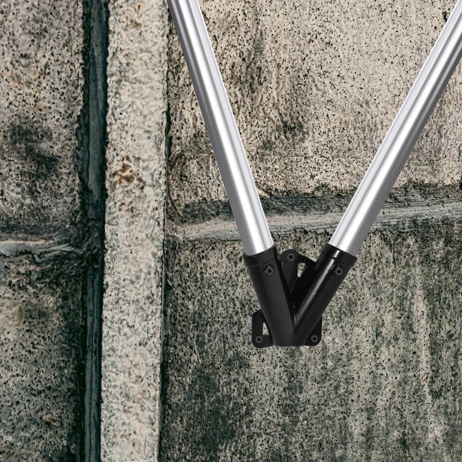 GOOHOCHY 1 Set Metal Flag Pole Holder Angled Flag Pole Holder Flagpole ...