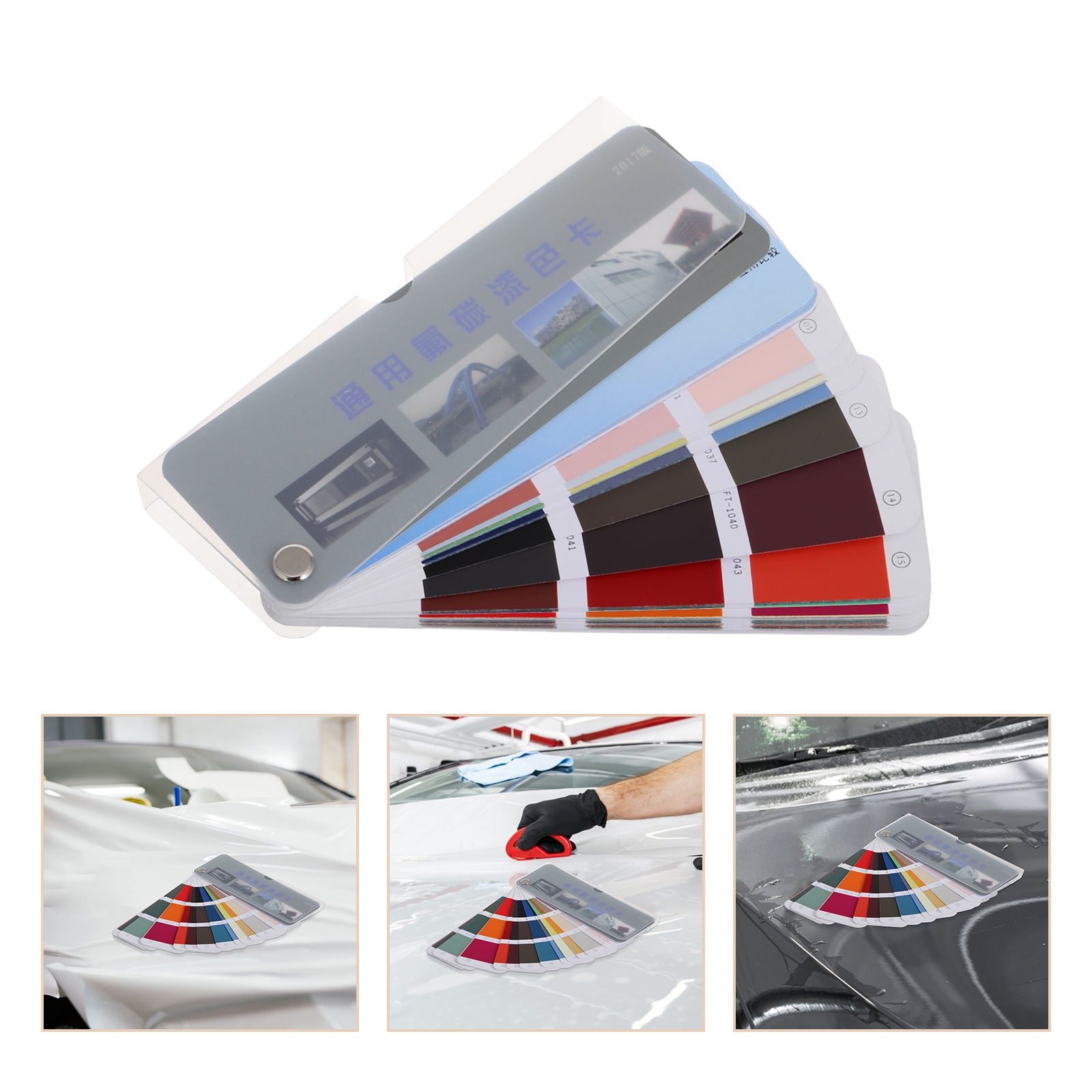 GOOHOCHY 1 Set Paint Matching Cards Paint Color Sample Cards Diy Supply ...