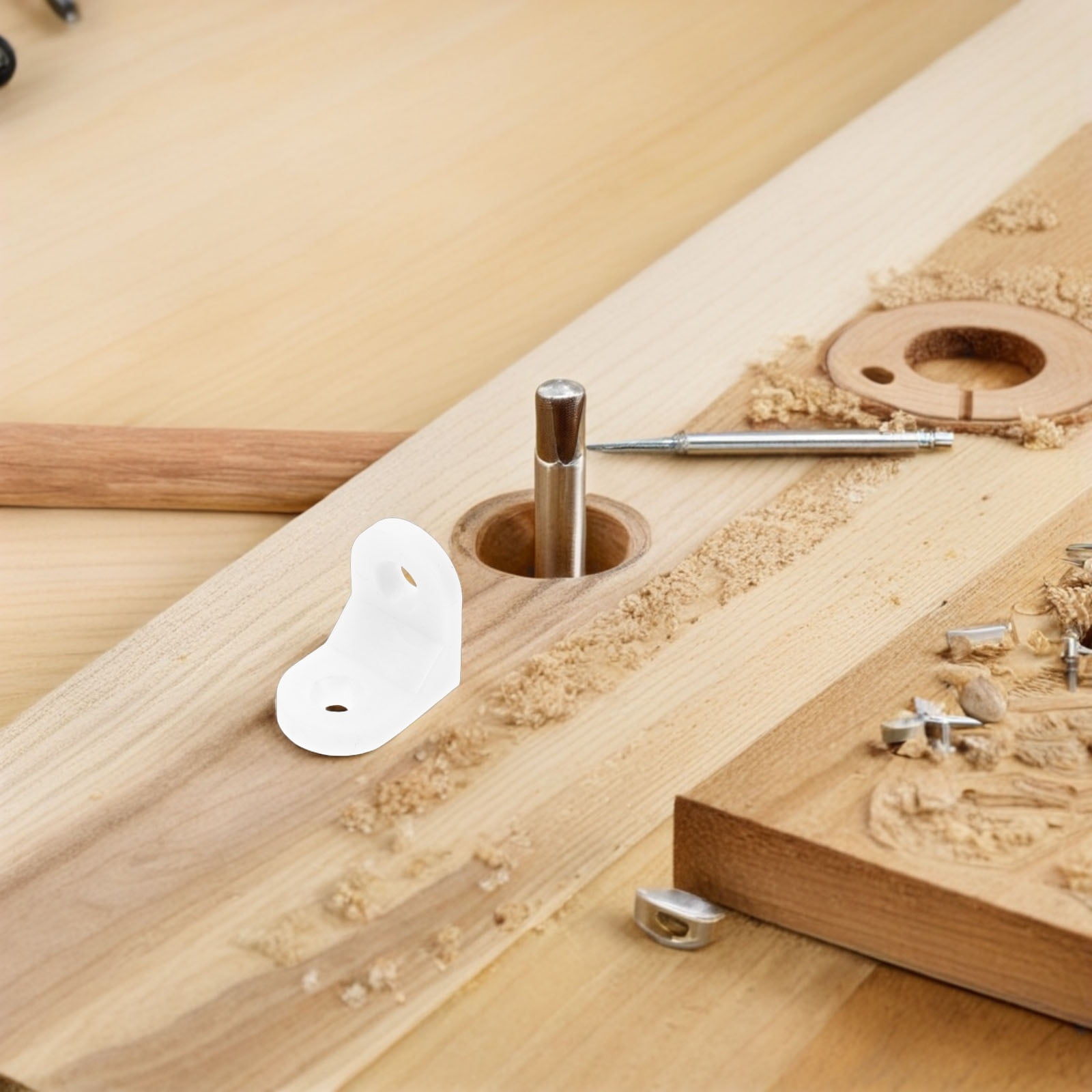 GOOHOCHY 1 Set Plastic Angle Shelf Supports Universal Furniture Corner ...