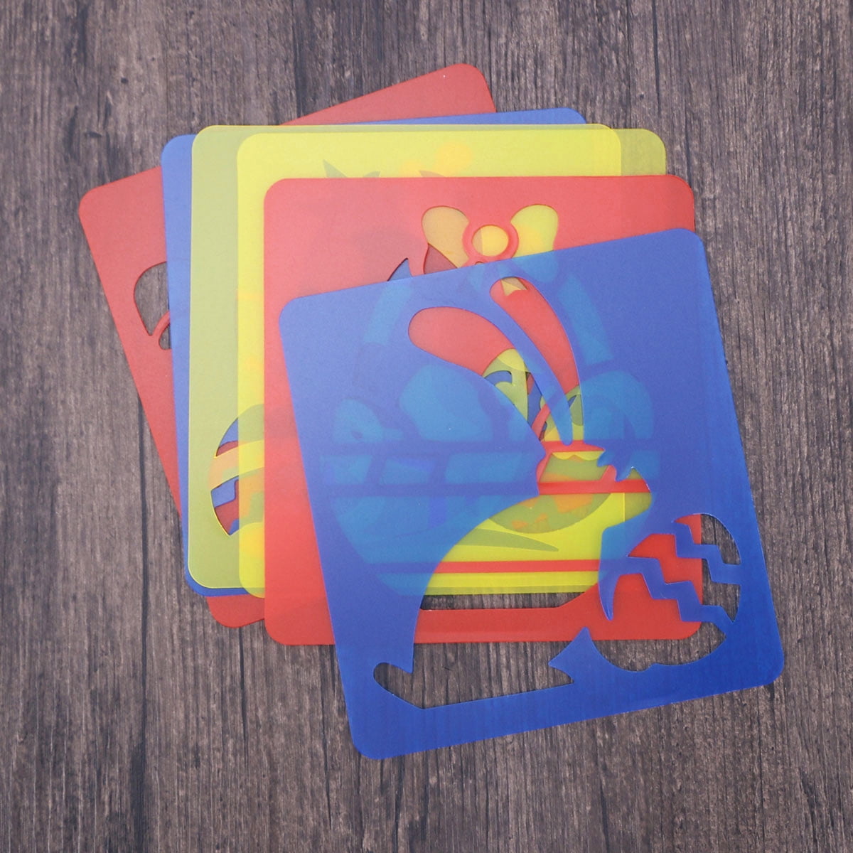 GOOHOCHY 1 Set Reusable Stencil Painting Templates Assorted Colors Lace ...