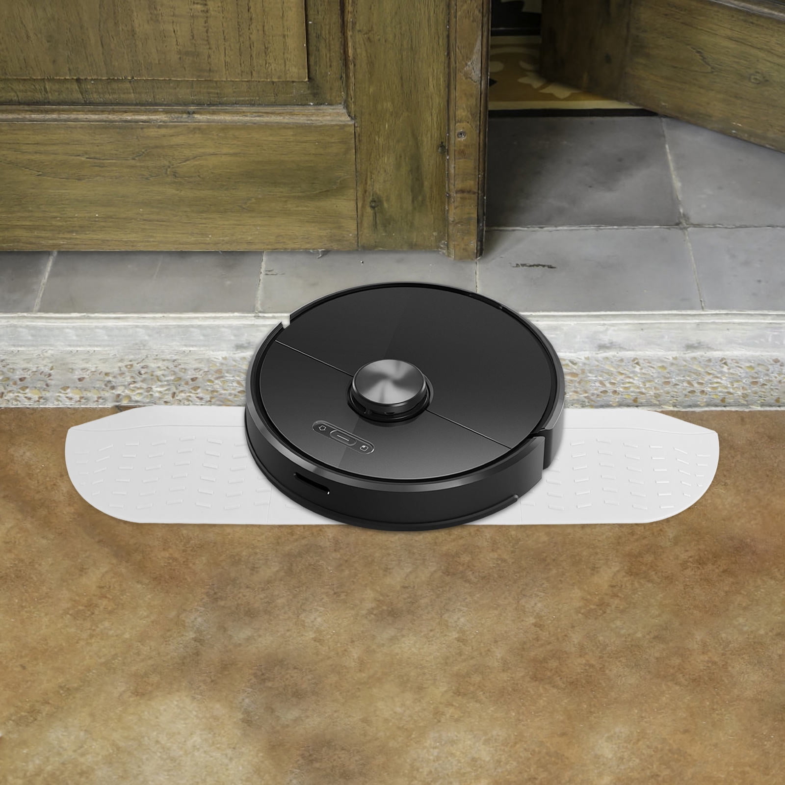 GOOHOCHY 1 Set Rubber Threshold Mat for Robot Vacuums Robot Climbing ...