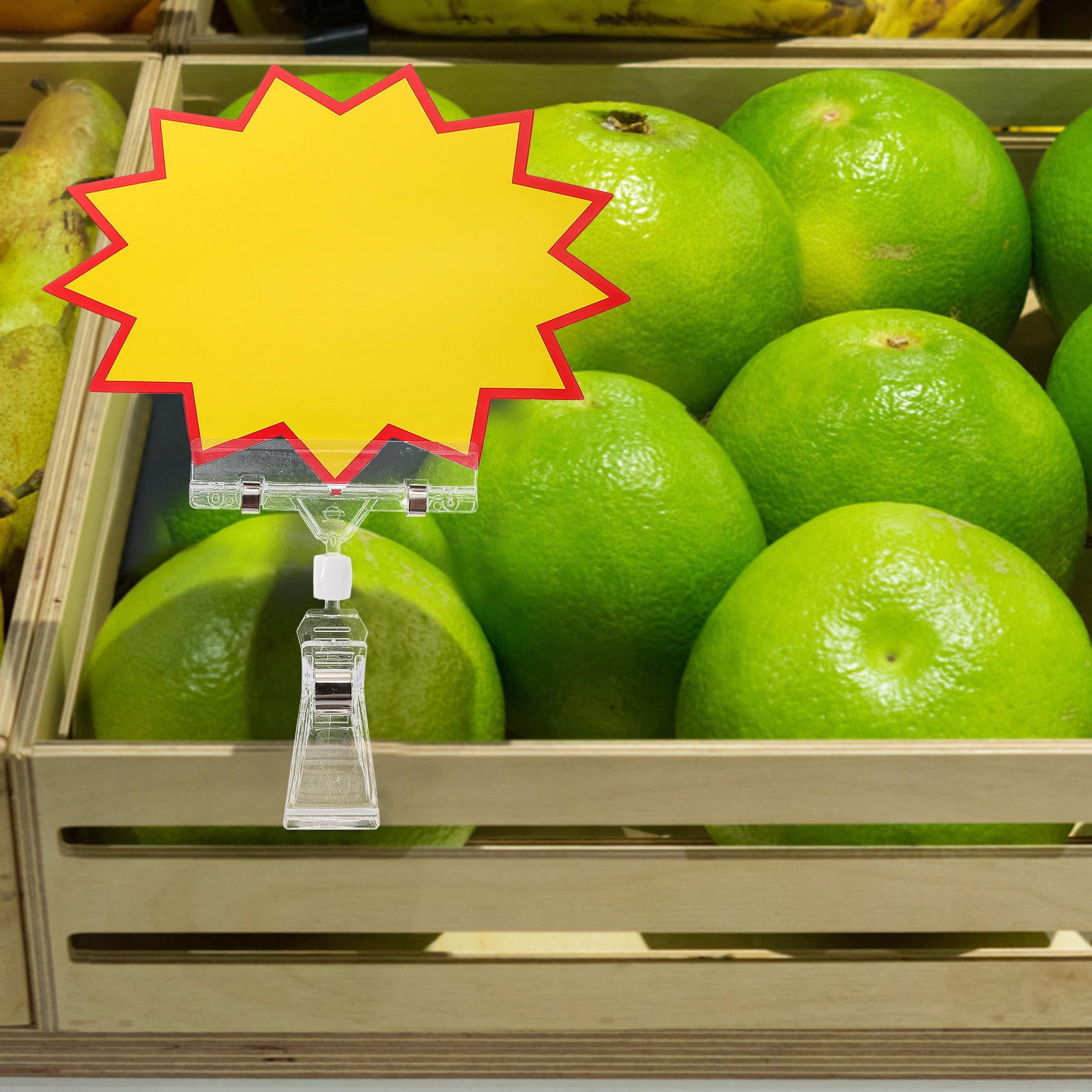 GOOHOCHY 1 Set Sale Sign Tags Burst Signs Merchandise Sign Holder ...