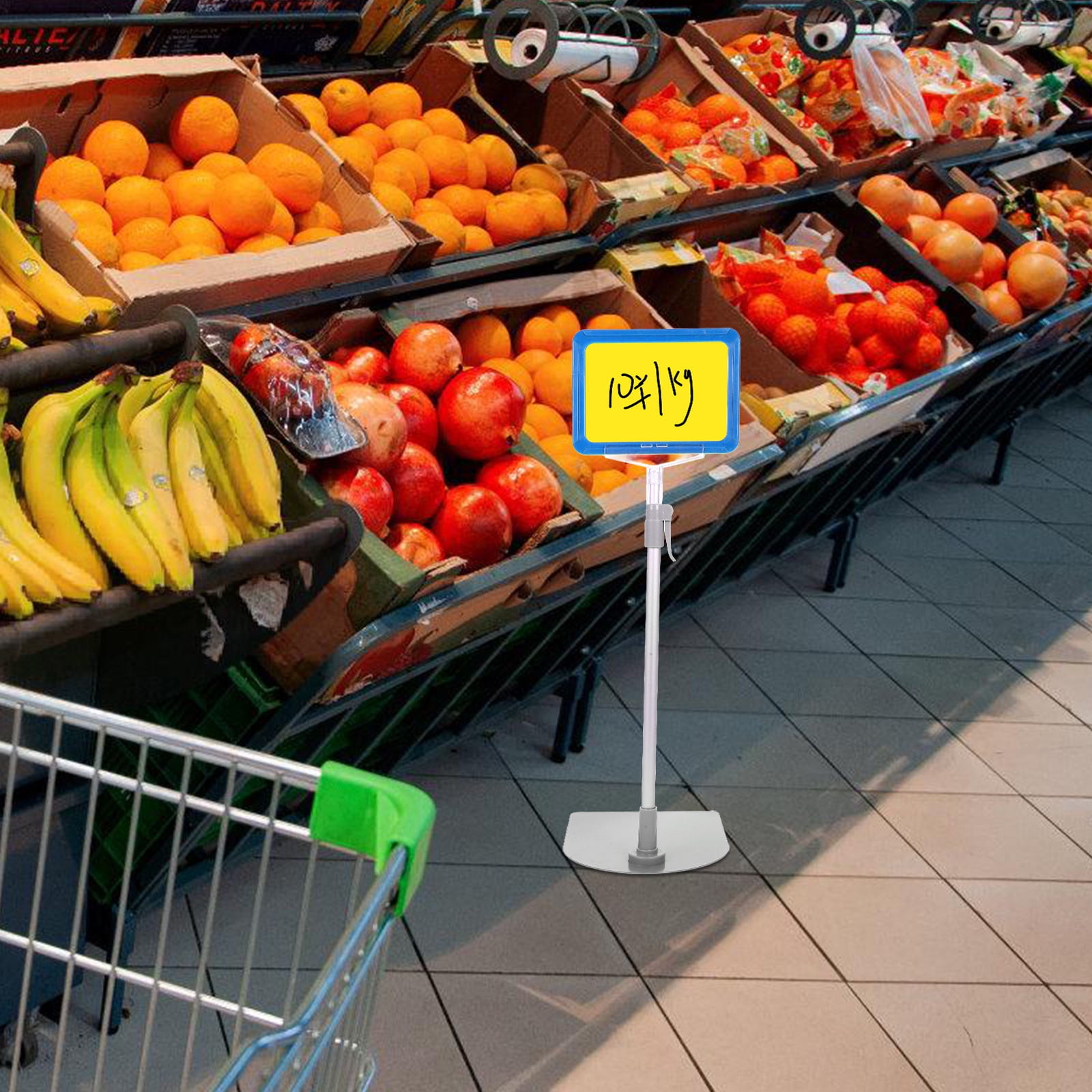 GOOHOCHY 1 Set Sign Holder Floor Price Tags Display Holder Price Tags ...