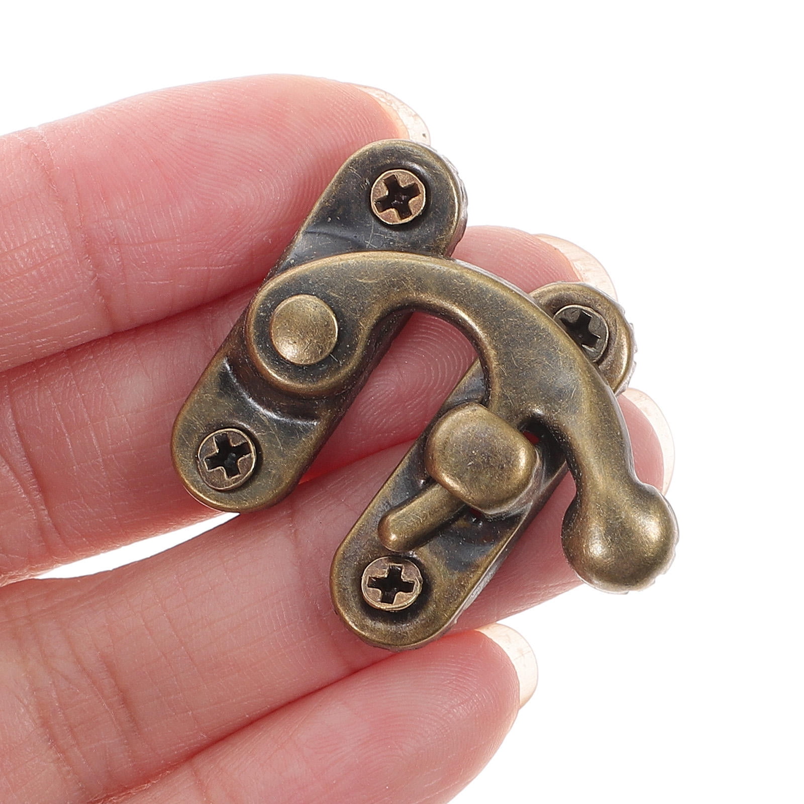 GOOHOCHY 1 Set Small Hinge Swing Arm Latch Antique Hasp Hinge Hardware ...