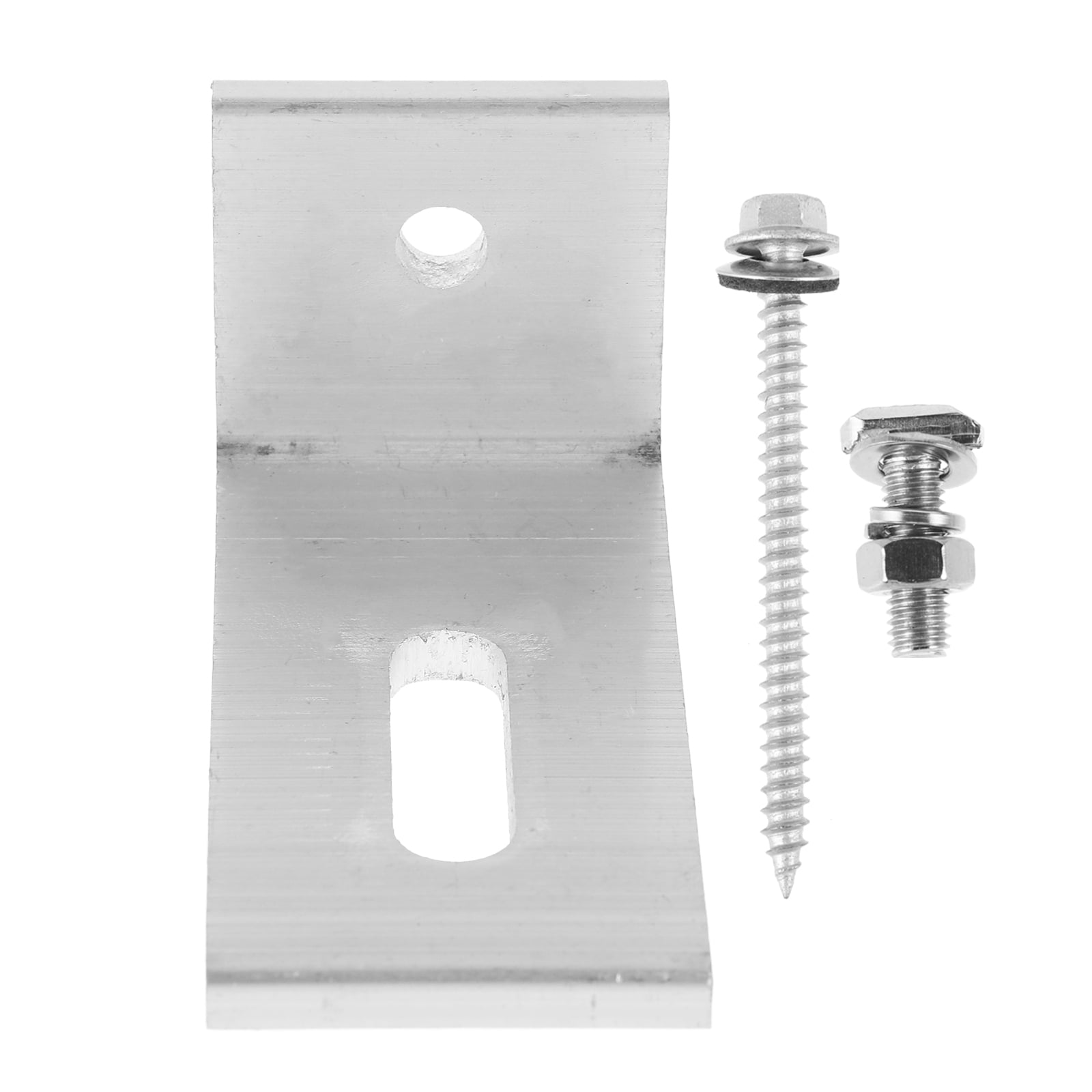 GOOHOCHY 1 Set Solar Panel L Bracket Mounting Kit Aluminum Alloy ...