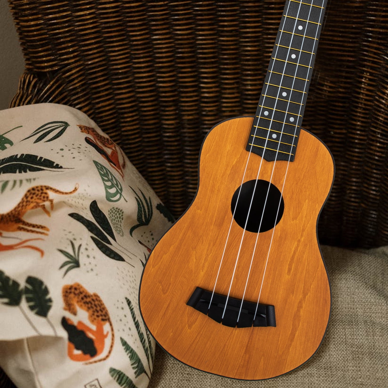 GOOHOCHY 1 Set Ukulele For Beginner Musical Instrument Wood Design For ...