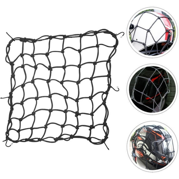 GOOHOCHY 1 Set of Heavy-duty Bike Cargo Net Elastic Motorcycle Mesh Net ...
