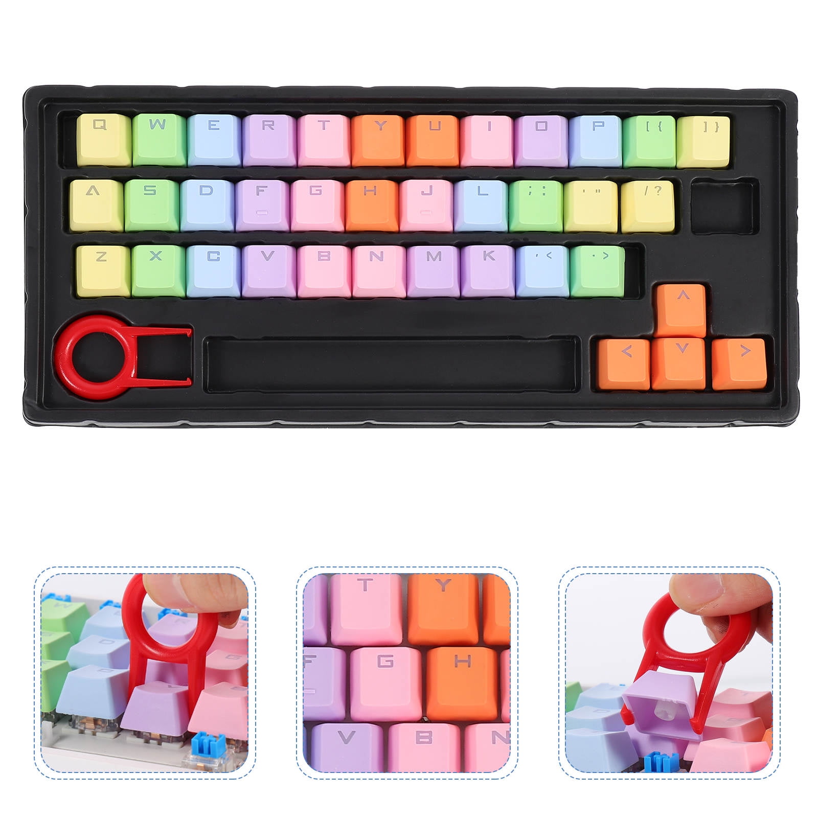 GOOHOCHY 1 set of Computer Keyboard Keycaps Replace Keycaps Kits Chic Keyboard Key Caps ...