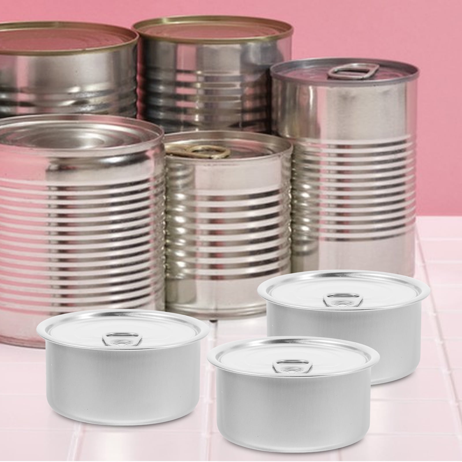 GOOHOCHY 10 Pcs Empty Tins Coffee Can Metal Tin Tea Tins Self-seal With ...