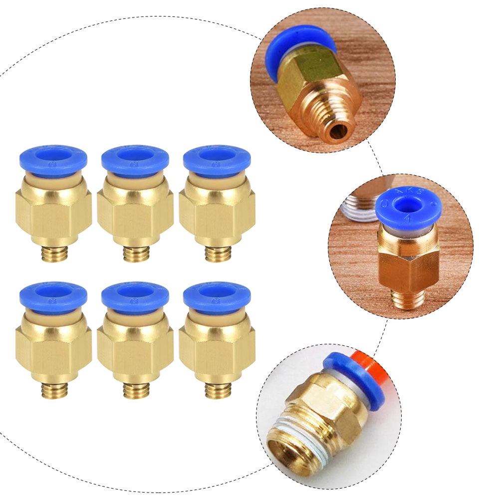 GOOHOCHY 10 Pcs Pneumatic Quick Connector 3D Printer Replacement ...
