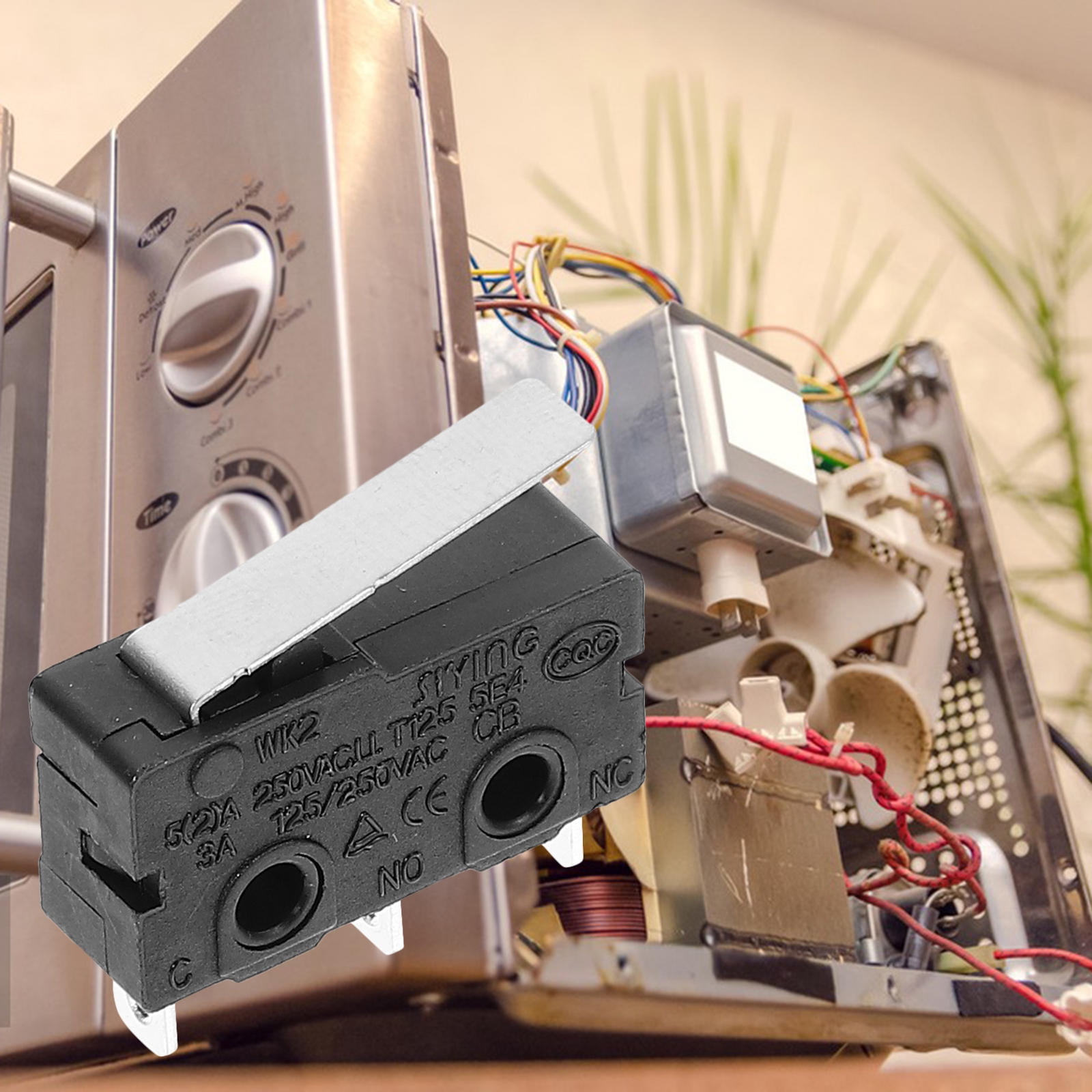 HONMEET Goohochy Nc No Micro Switch 125V 5a Silver Tone for Switching ...