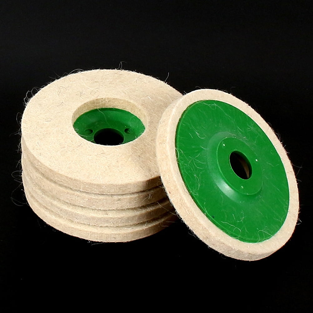 GOOHOCHY 10 Pcs Wool Wheel Polishing Sheet Cutting Disc High Efficiency ...