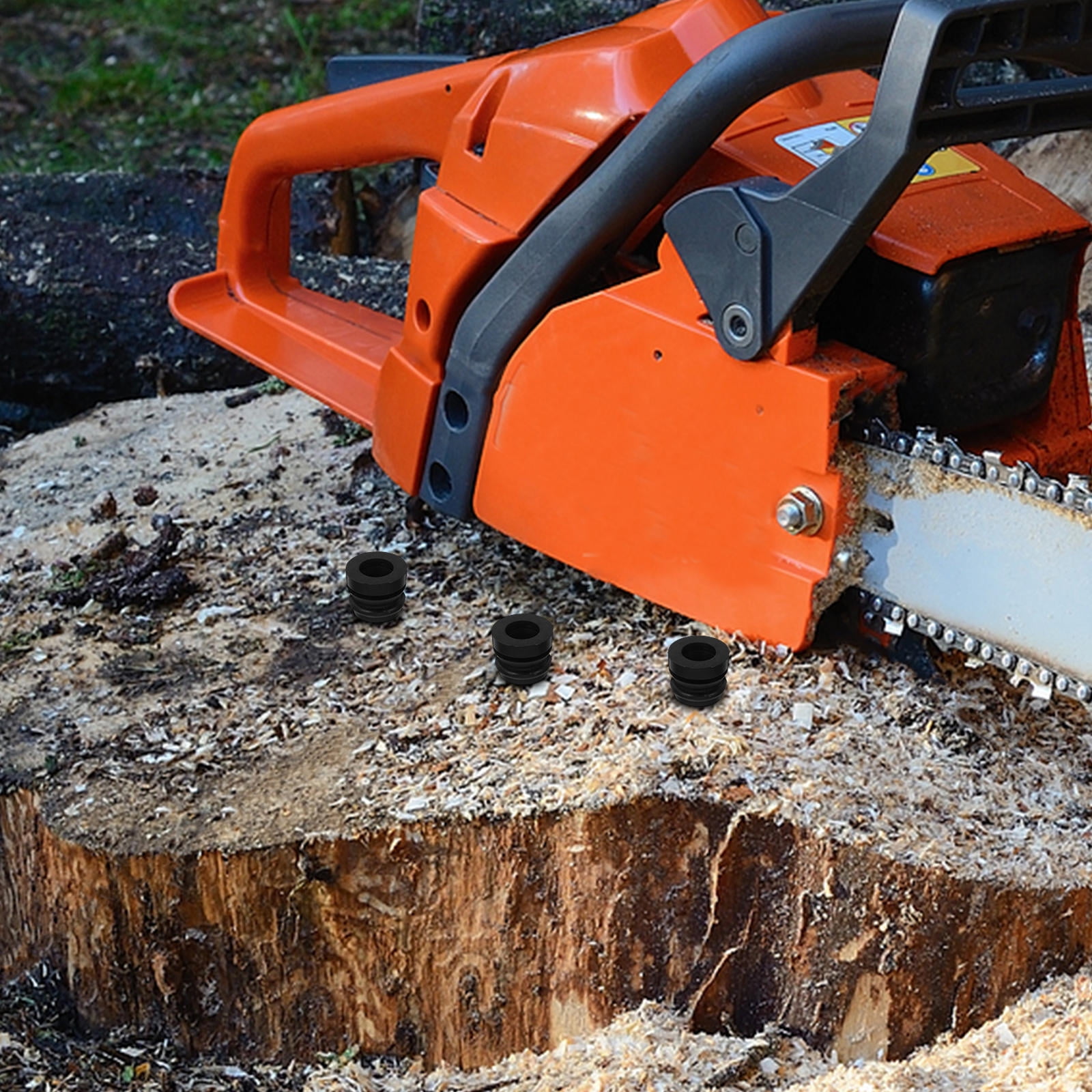 GOOHOCHY 10 Pieces Chainsaw Handle Spare Parts Buffer and Plug Mount ...