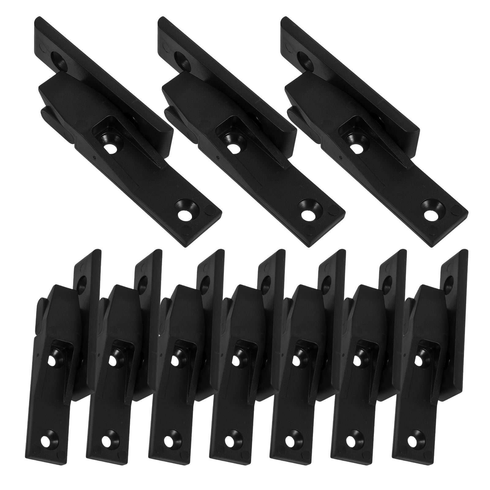 GOOHOCHY 10 Sets Black Furniture Suspension Fitting Joint Bracket Panel ...