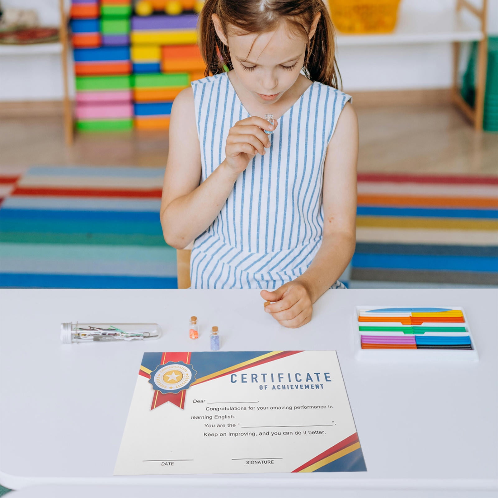 GOOHOCHY 10 Sheets Blank Congratulations Certificate Birthday ...