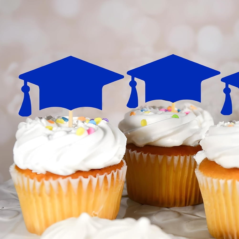 GOOHOCHY 10 Sheets of Graduation Cap Stickers Cap Shaped Adhesive ...