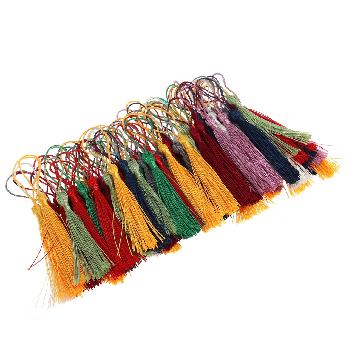 GOOHOCHY 100 PCS Tassel Hanging Fringe Gold Tassels for Crafts DIY ...
