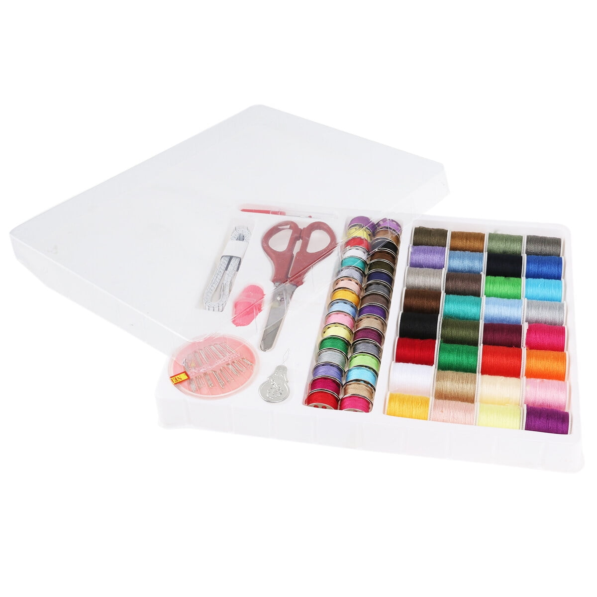 GOOHOCHY 100 -in-1 Stitch Sewing Machine Needle and Thread Box Kit ...