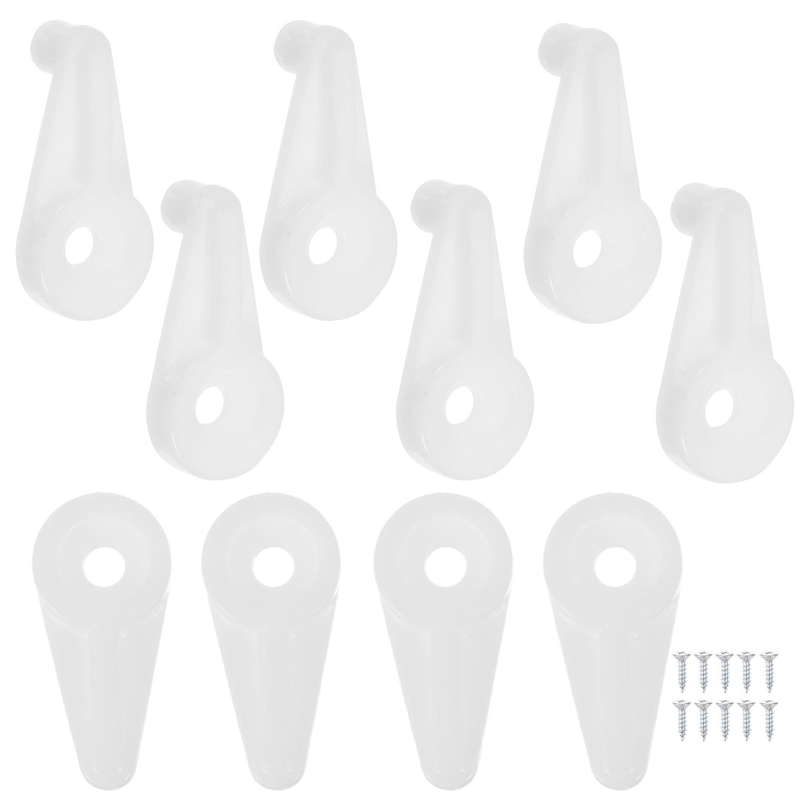 GOOHOCHY 100 pcs Cabinet Door Mirror Clips Glass Panel Retainer Clips ...