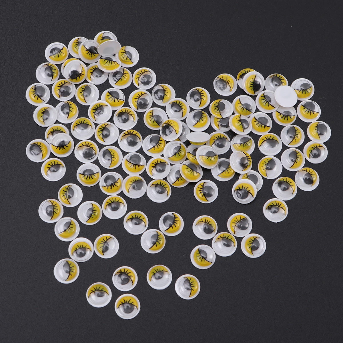 GOOHOCHY 100Pcs Eyelashes Wiggly Wobbly Googly Eyes For Early Education ...