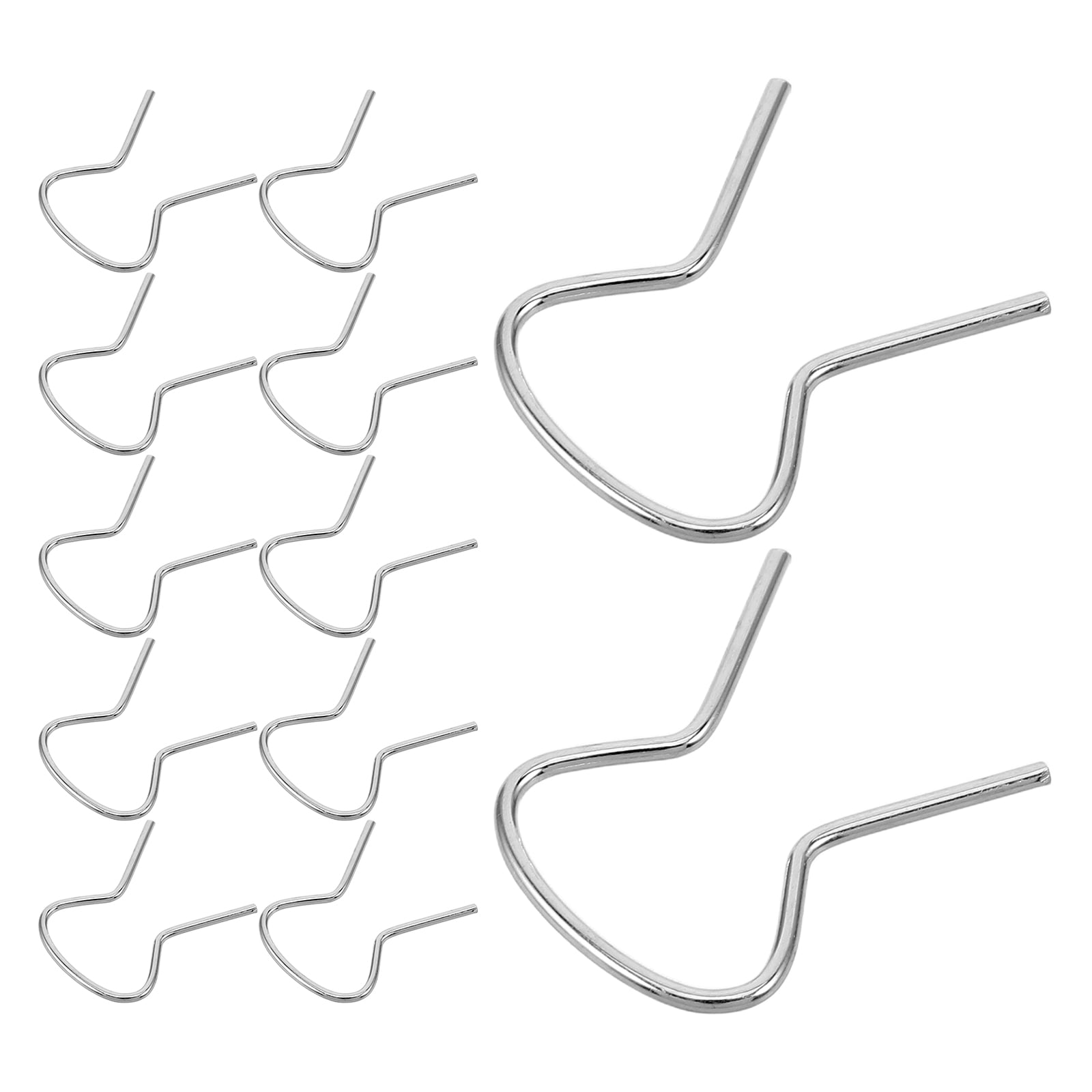 GOOHOCHY 100pcs Car Window Handle Crank Retainer Clips Steel Clips For ...