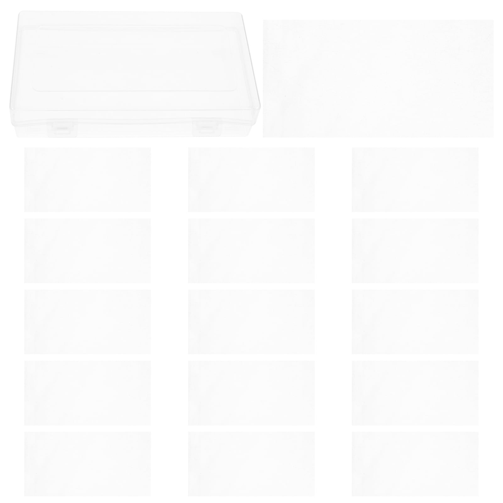 GOOHOCHY 100pcs Clear Paper Money Holder For Collector With Storage ...