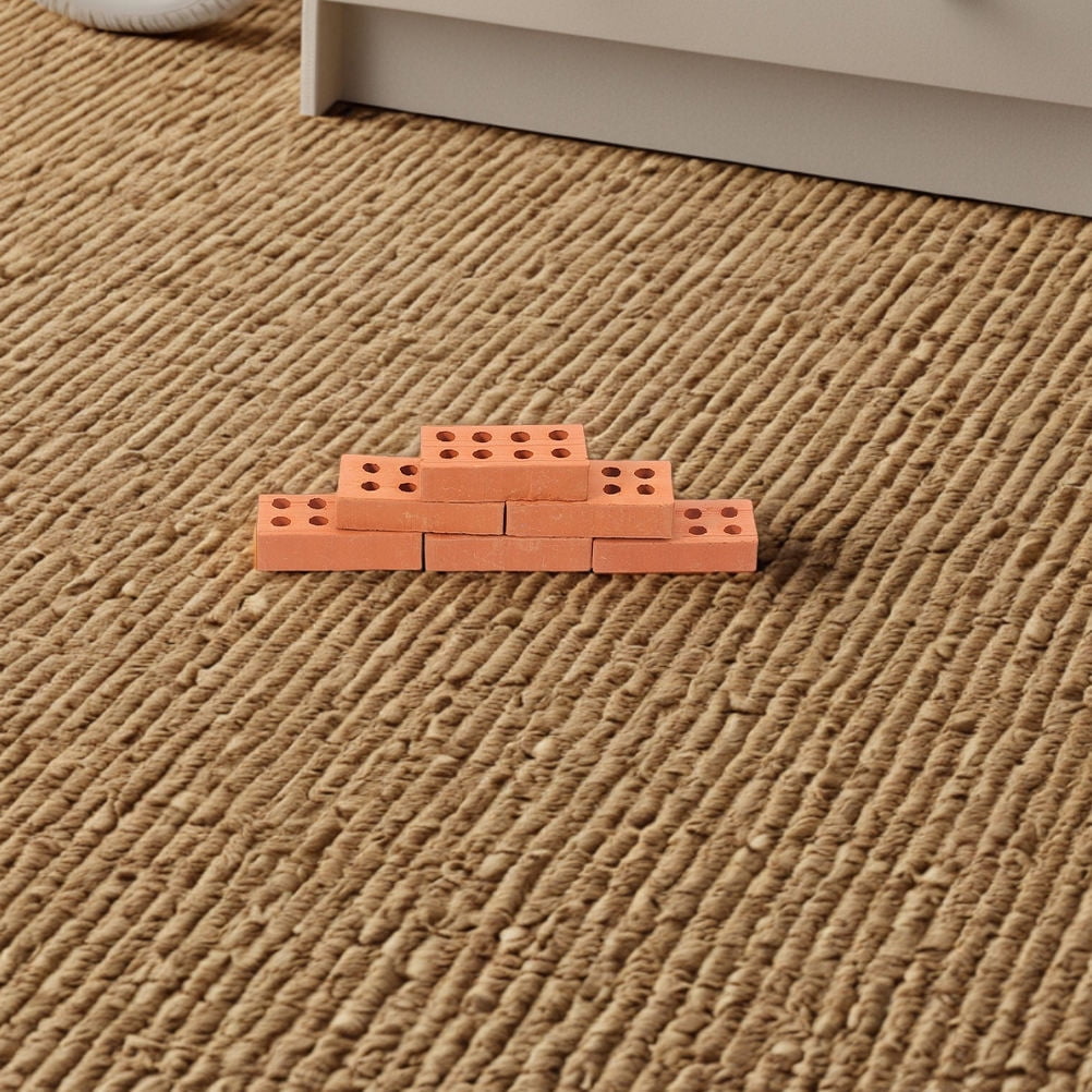 GOOHOCHY 100pcs Simulation Brick Diy Miniature Bricks Mini Bricks For ...