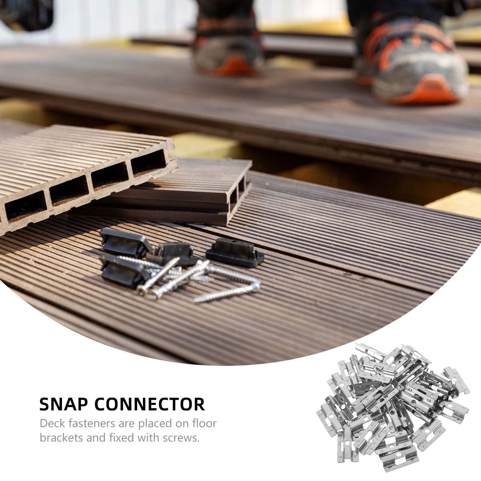 GOOHOCHY 100pcs Stainless Steel U Shaped Strut Channel Bracket for 7mm ...