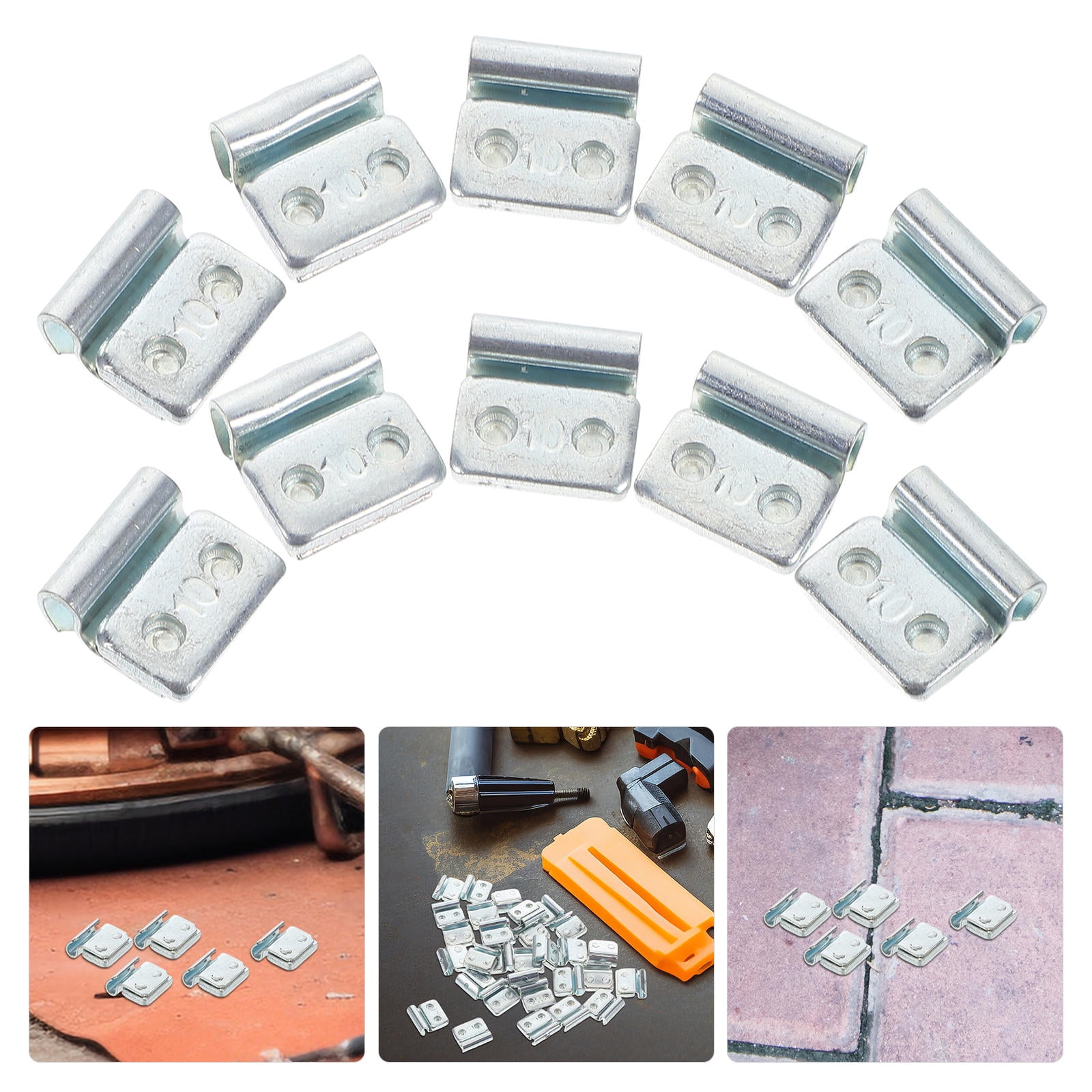 GOOHOCHY 100pcs Tire Balancing Weight Block Wheel Balancing Weights ...