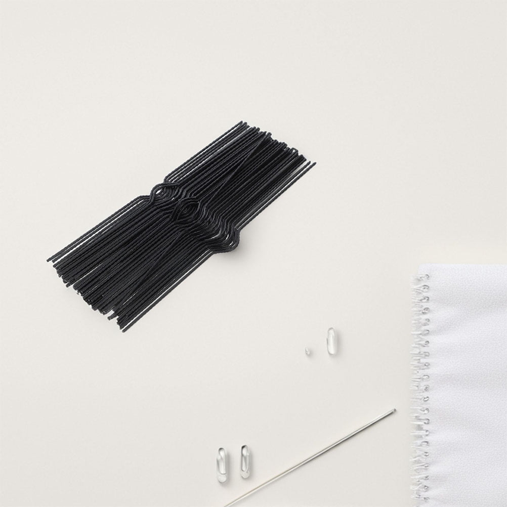 GOOHOCHY 100pcs Wire Calendar Hangers for Wall Small Binder Clip Hooks ...