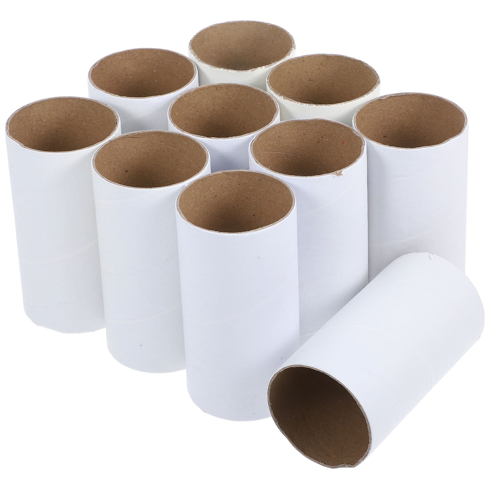 GOOHOCHY 10PCS Paper Tubes Crafts Thick Paper Tubes Handmade Projects ...