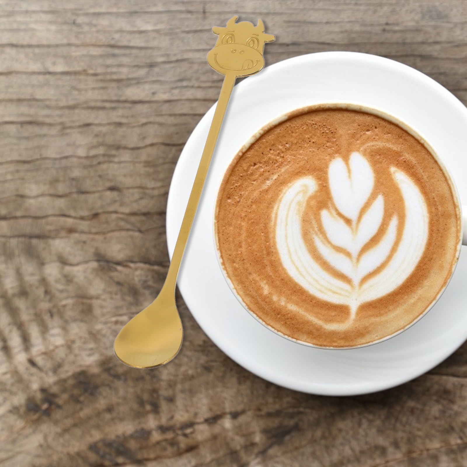 GOOHOCHY 10Pcs Cute Spoons for Stirring in Milk Tea Shops and Family ...