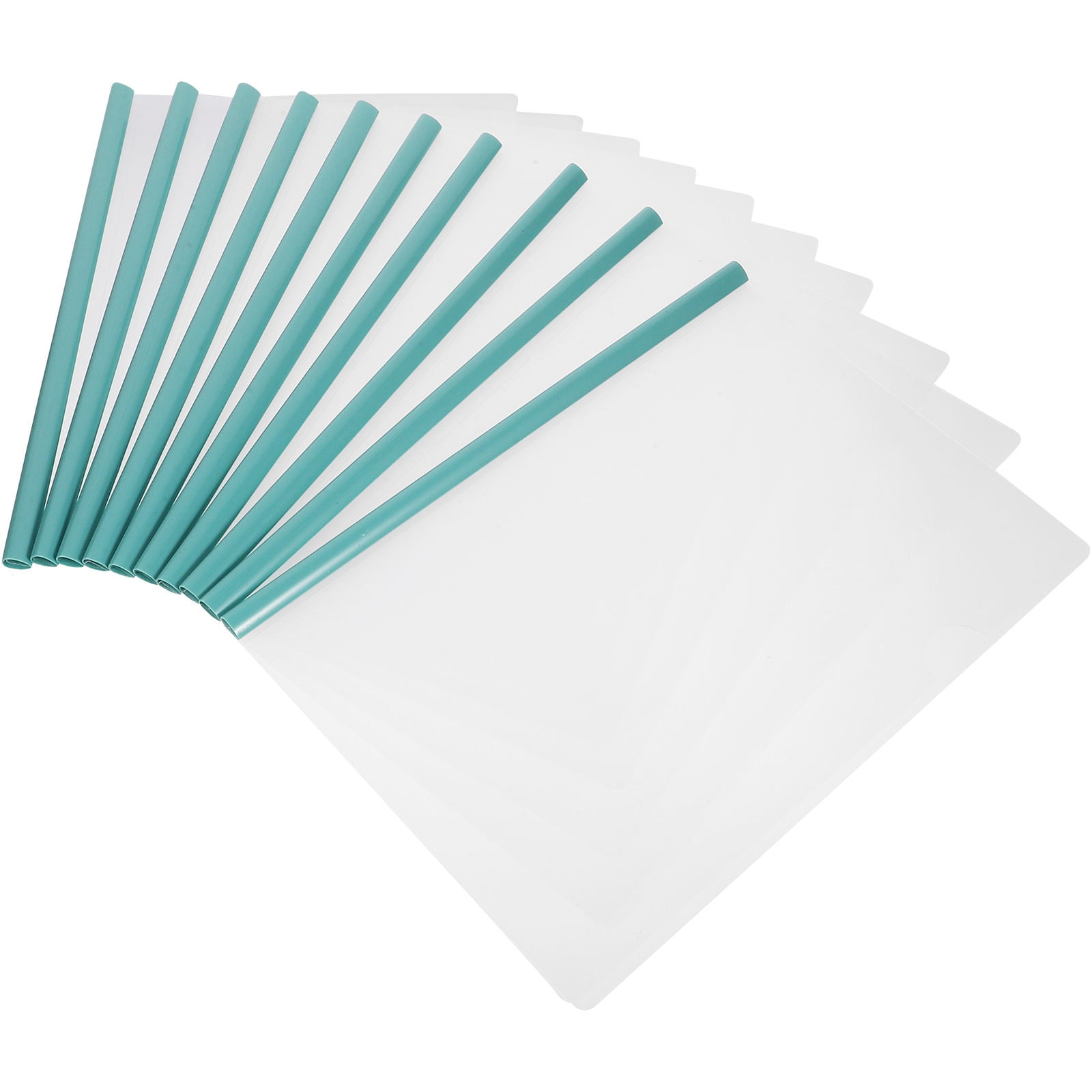 GOOHOCHY 10Pcs File Folders with Sliding Bar Document Binder for School ...