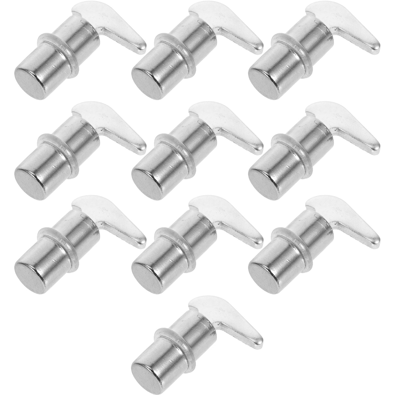 GOOHOCHY 10pcs Adjustable Shelf Brackets and Rails Metal Shelf Pegs for ...