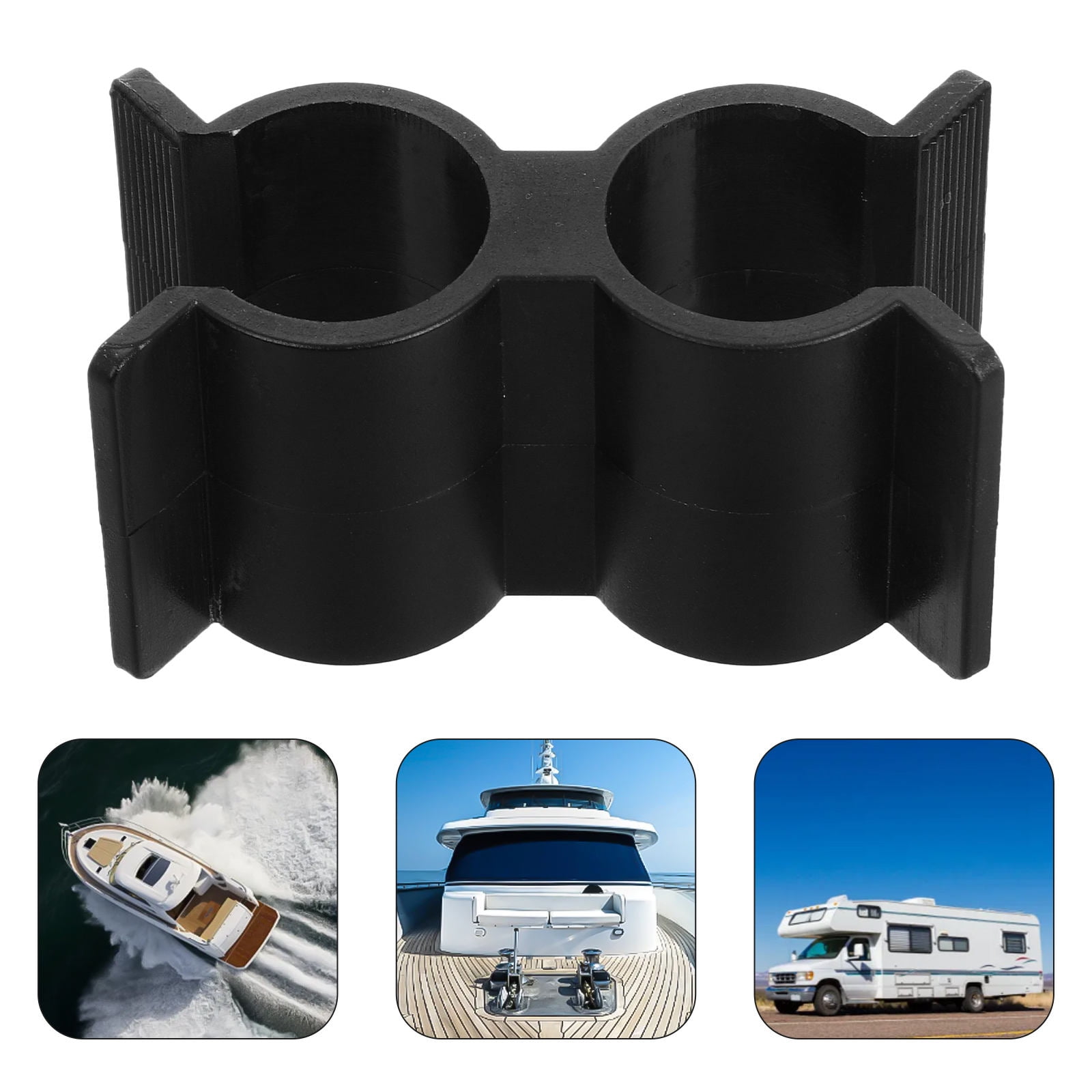 GOOHOCHY 10pcs Double Port Pipe Clips Pipe Tube Joints Connector Clamp ...