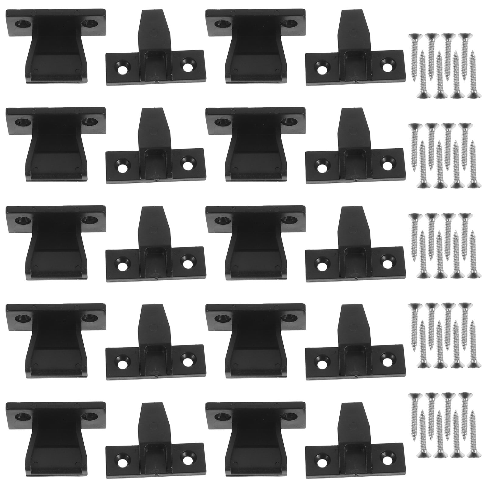 GOOHOCHY 10pcs Furniture Panel Joints Bracket Push On Clip Corner ...