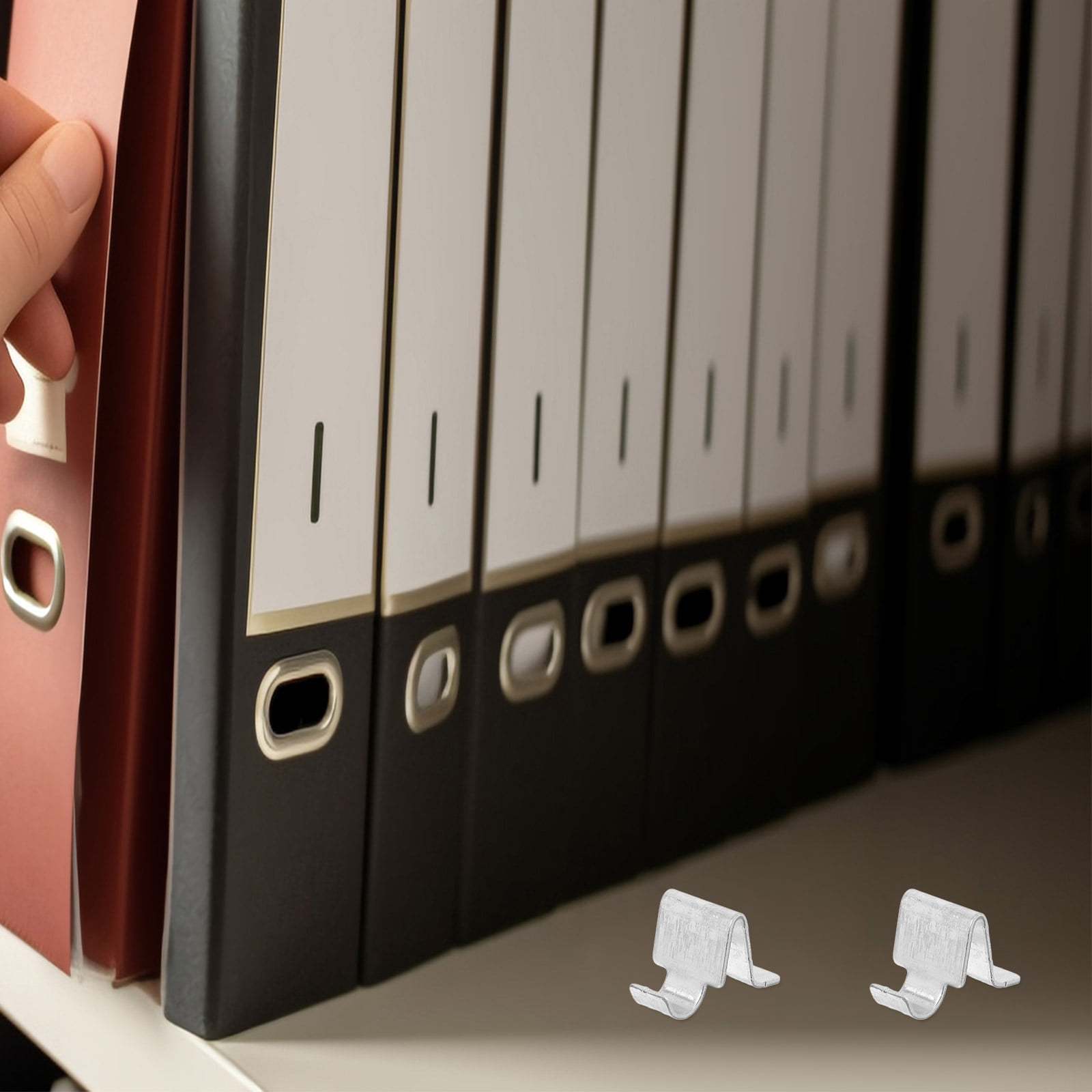 GOOHOCHY 10pcs Heavy Duty Metal Shelf Clips Adjustable Shelves Cabinet ...