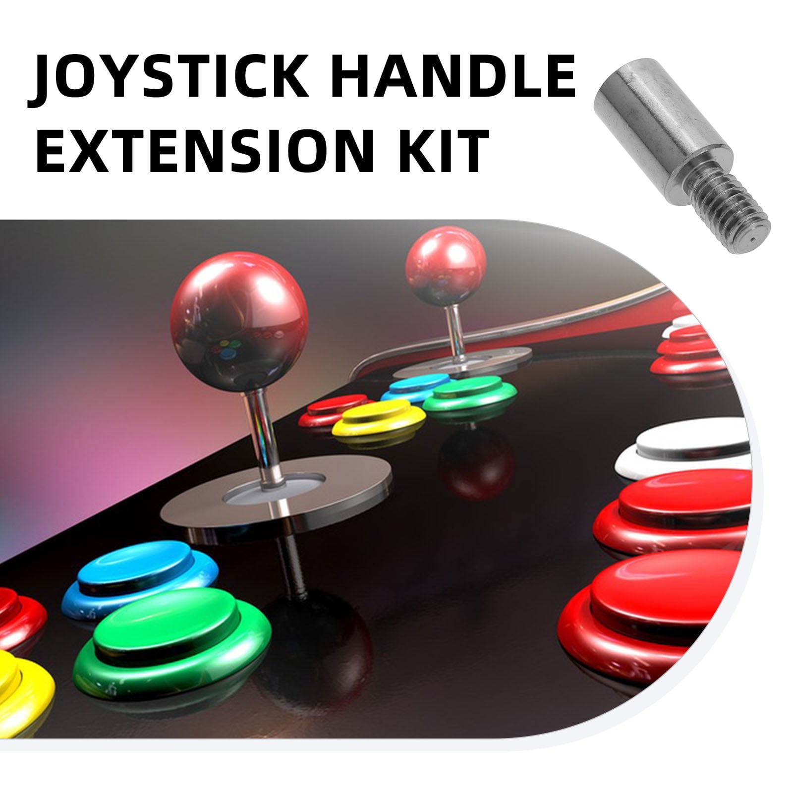 GOOHOCHY 10pcs Joystick Handle Extension Kit 1.5cm Joystick Extender ...
