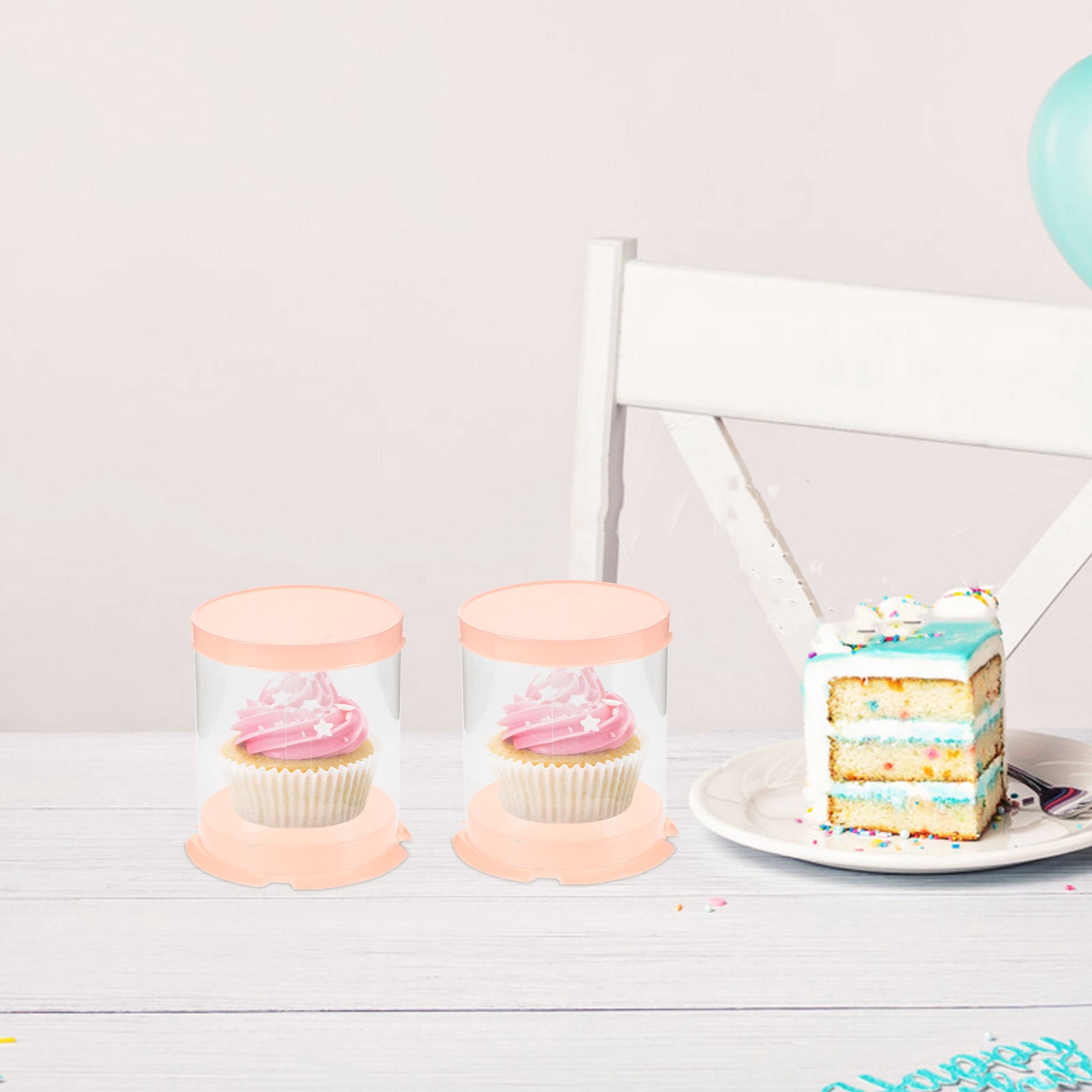HINTRMENT Portable Cake Box Mini Design 10Pcs For Desserts Parties 4 ...