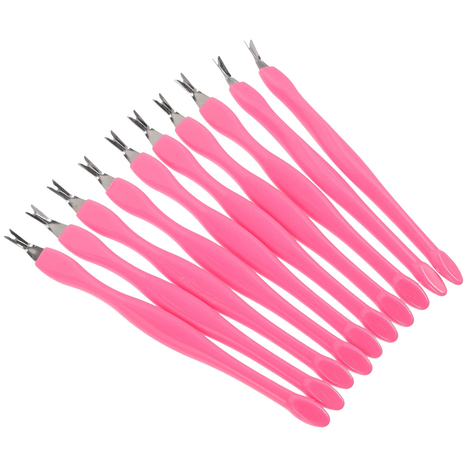 GOOHOCHY 10pcs Nail Art Tools Pedicure Cuticle Trimmer Remover Pusher Dead Skin Callus Removal ...