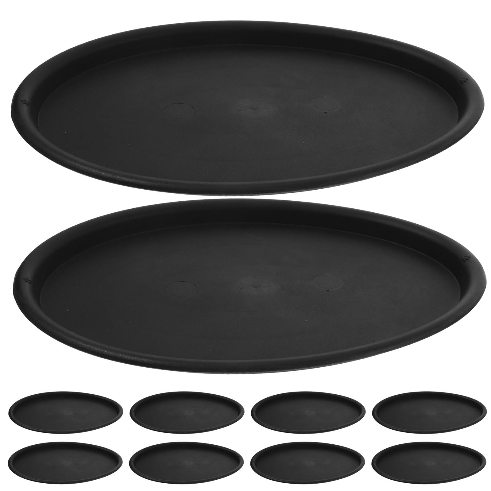 GOOHOCHY 10pcs Plastic Plant Saucer Oval Plant Tray Water Drip Trays ...