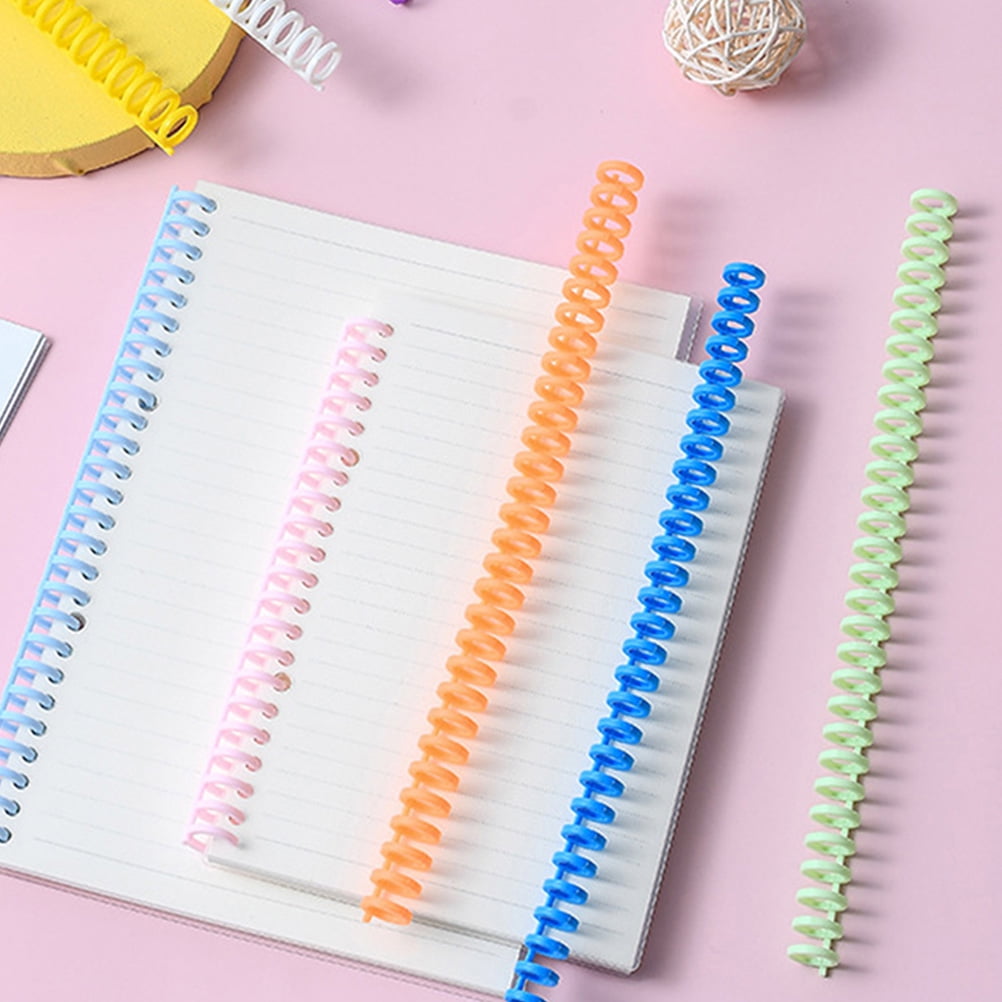 GOOHOCHY 10pcs Spiral Notebook Binding Coils - Comb Binding Spines For ...