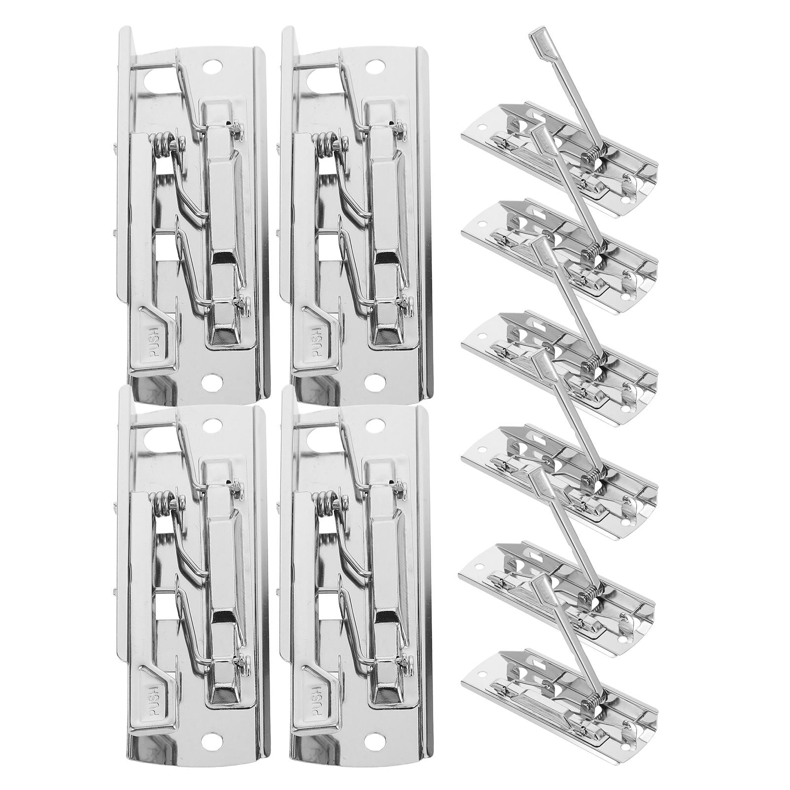 GOOHOCHY 10pcs Strong Grip Metal Clipboard Binder Clips Spring-Loaded ...