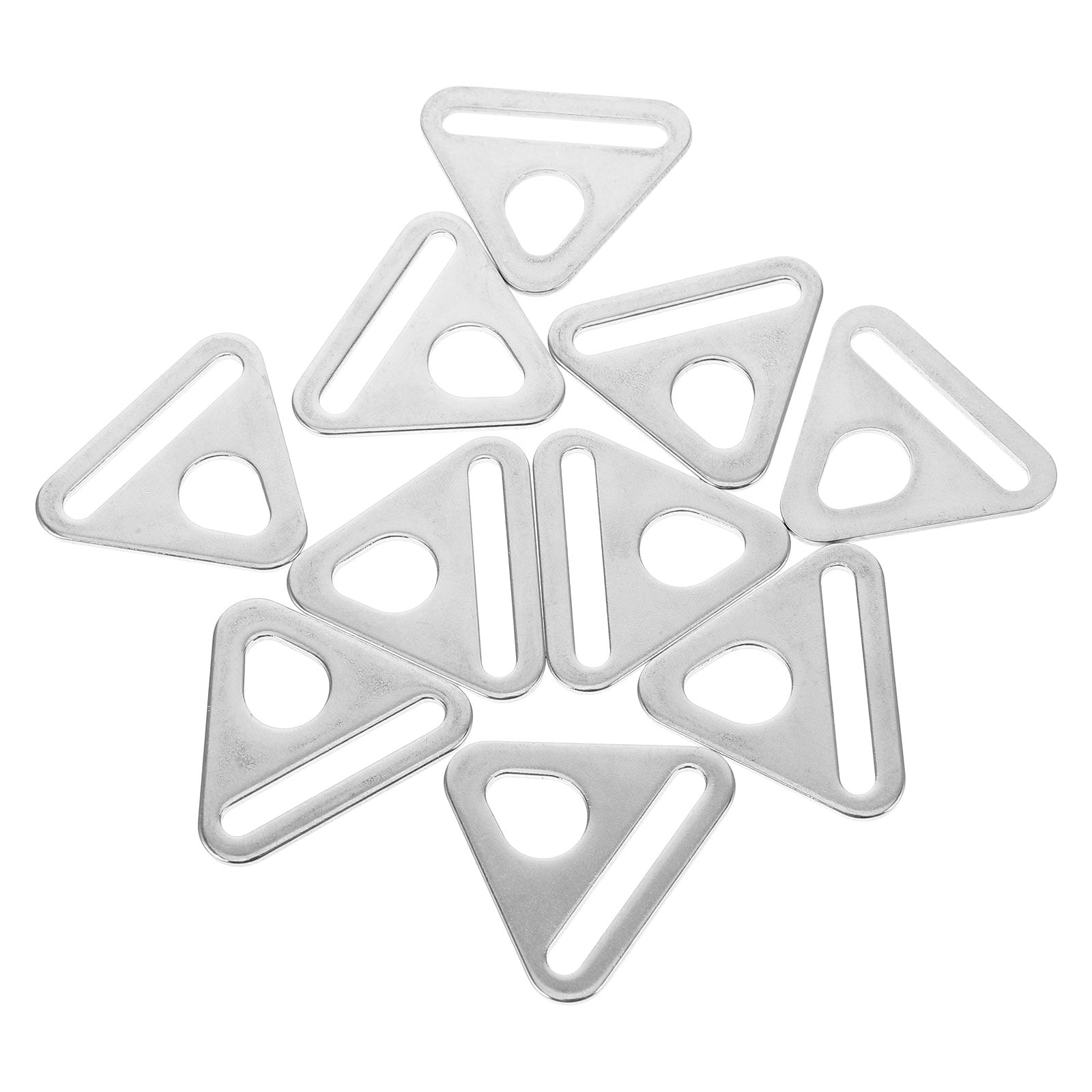 GOOHOCHY 10pcs Tent Rope Buckles Cord Tighteners Stainless Steel ...