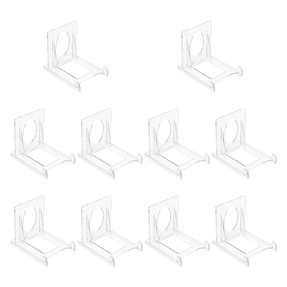 GOOHOCHY Transparent Rack Display Base Acrylic 10pcs Exhibition ...