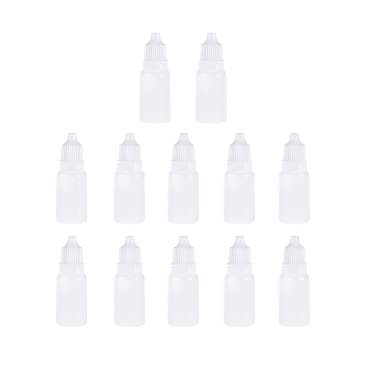 GOOHOCHY 12 Pcs Empty Eye Drop Bottle Essential Oil Dropper Squeezable ...